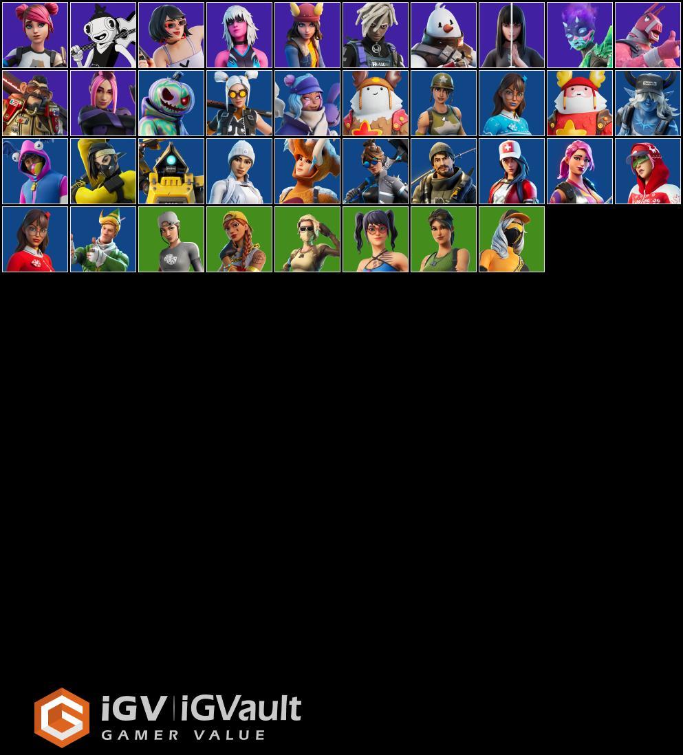 [psn Xbox Pc] 138 Skins Gold Midas Deadpool Tony Stark Sparkle