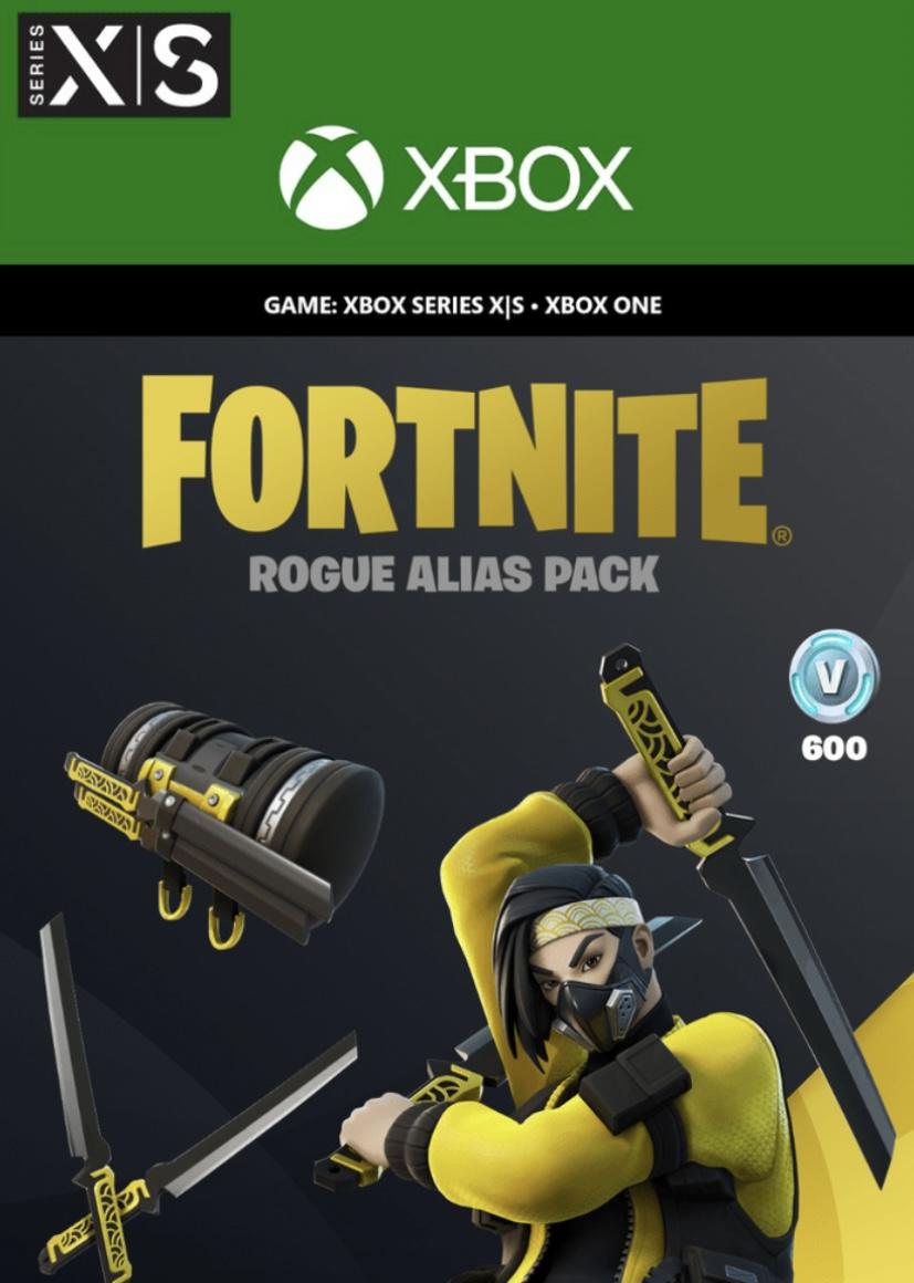 Fortnite Rogue Alias Pack 600 V Bucks Dlc Xbox Live Key Ted
