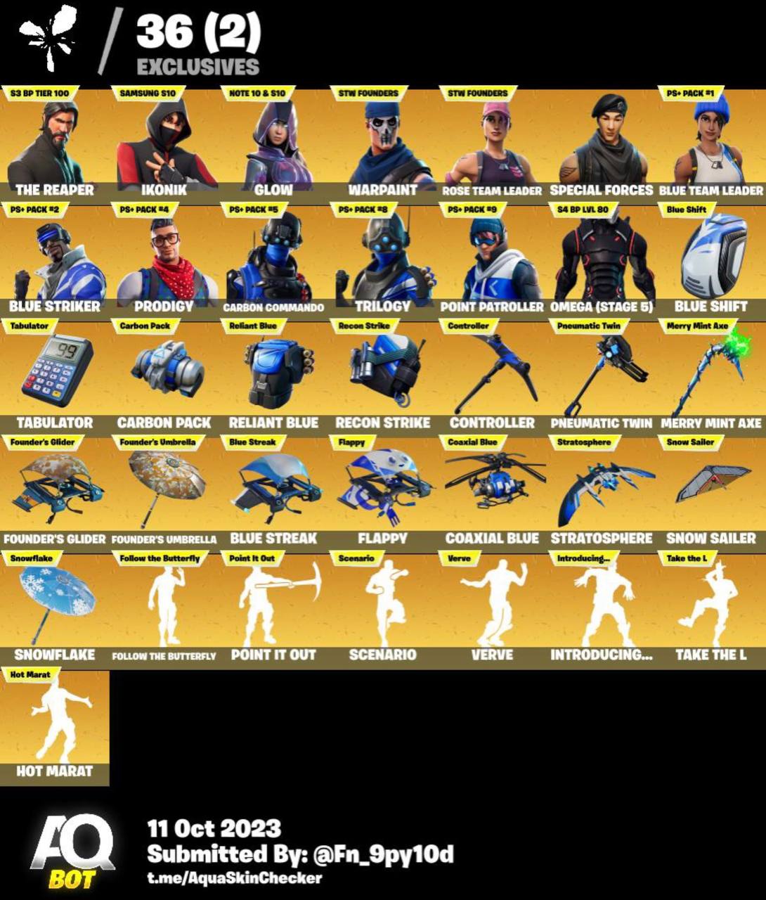 Ikonik Glow Merry Mint Axe Special Forces Blue Team Leader Blue Striker Og Stw