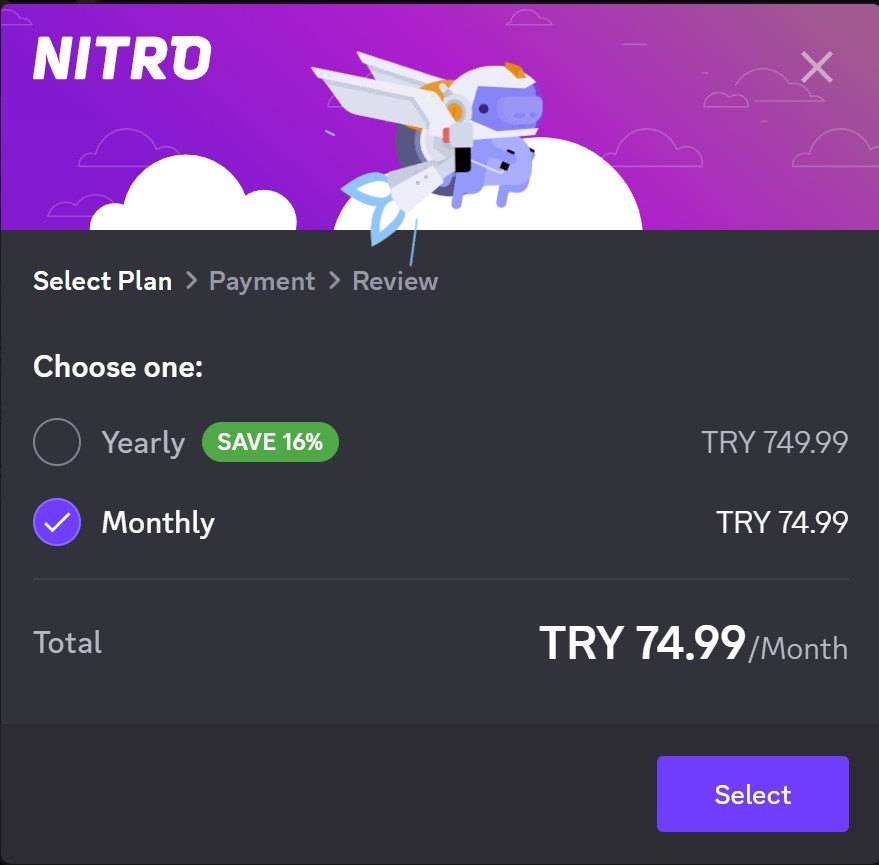 activation Card for payment of Discord Nitro + 2 boost 75TL - iGV activation Card for payment of Discord Nitro + 2 boost 75TL - iGV