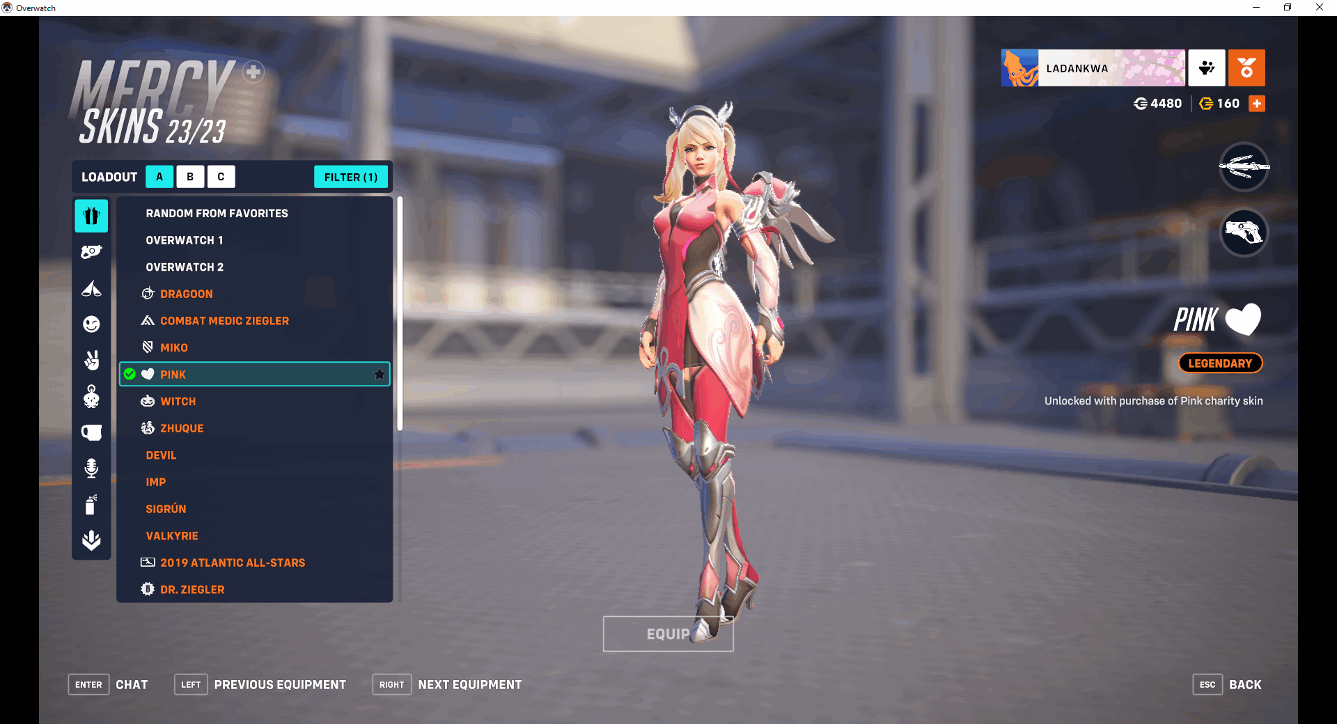463 Skins Cassidy Golden Weapon Mercy Pink Mercy Mercy 2019 Atlantic All Stars Genji 2018