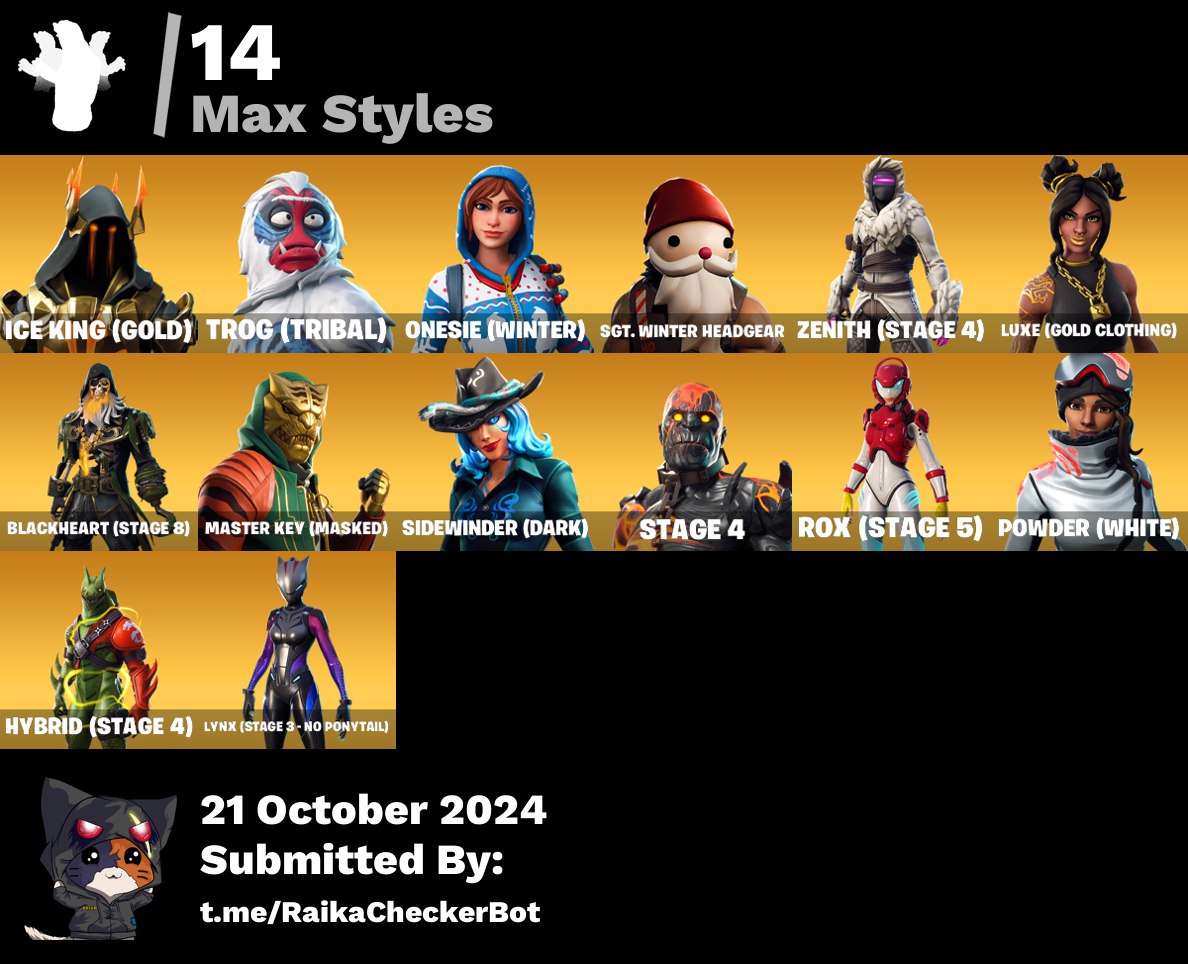 [PC/XBOX] 40 skins | Point Patroller | Sultura | Carbon Commando | Prodigy | Fixer | Trilogy ...